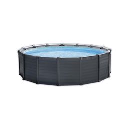 Intex Frame Pool Set - Graphit Gray Panel (478x124cm) in grau | Gr.: onesize