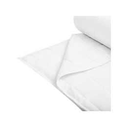 Beliani Bettdecke KORAB in Weiß - (W) 200 x (H) 5 x (L) 220 cm | Gr.: onesize