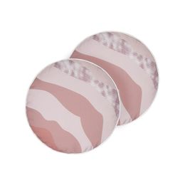 Beliani 2er-Set Gartenkissen CAMPEI in Rosa | Gr.: onesize