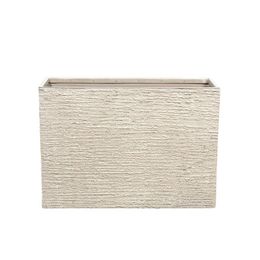Beliani Outdoor Blumentopf EDESSA in Beige - (W) 80 x (H) 56 x (L) 34 cm | Gr.: onesize