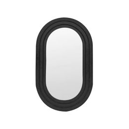 Beliani Wandspiegel MASSILLY in Schwarz - (W) 43 x (H) 69 x (L) 4 cm | Gr.: onesize