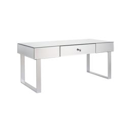 Beliani Couchtisch NESLE in Silber - (W) 47 x (H) 46 x (L) 110 cm | Gr.: onesize
