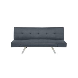 Beliani 3-Sitzer Sofa BRISTOL in Blau/Silber - (W) 180 x (H) 84 x (L) 74 cm | Gr.: onesize
