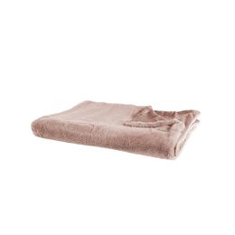 Beliani Kuscheldecke CHAAB in Rosa - (W) 200 x (H) 2 x (L) 220 cm | Gr.: onesize