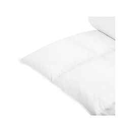 Beliani Bettdecke GROSSGLOCKNER in Weiß - (W) 155 x (H) 2 x (L) 220 cm | Gr.: onesize