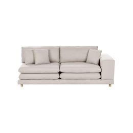 Beliani 2-Sitzer Sofa HEDEN in Beige/Braun - (W) 197 x (H) 81 x (L) 86 cm | Gr.: onesize