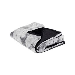 Beliani Kuscheldecke KOSI in Grau - (W) 150 x (H) 1 x (L) 200 cm | Gr.: onesize