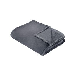 Beliani Kuscheldecke BAYBURT in Grau - (W) 150 x (H) 1 x (L) 200 cm | Gr.: onesize