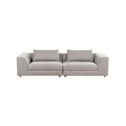 Beliani 3-Sitzer Sofa LERMON in Grau - (W) 260 x (H) 59 x (L) 100 cm | Gr.: onesize