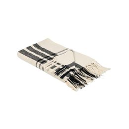 Beliani Kuscheldecke YUVALI in Wei&szlig;/Schwarz - (W) 130 x (H) 1 x (L) 170 cm | Gr.: onesize