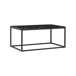 Beliani Couchtisch DELANO in Schwarz - (W) 60 x (H) 45 x (L) 100 cm | Gr.: onesize
