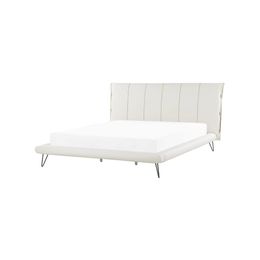 Beliani Doppelbett BETIN in Beige - (W) 220 x (H) 118 x (L) 230 cm | Gr.: onesize