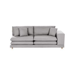 Beliani 2-Sitzer Sofa HEDEN in Grau/Braun - (W) 197 x (H) 81 x (L) 86 cm | Gr.: onesize