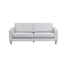 Beliani 3-Sitzer Sofa SAVALEN in Grau/Schwarz - (W) 204 x (H) 87 x (L) 91 cm | Gr.: onesize