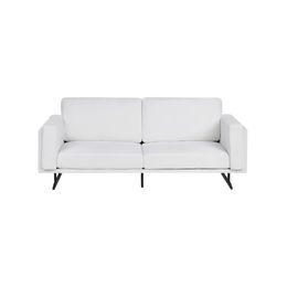 Beliani 3-Sitzer Sofa IDRE in Wei&szlig;/Schwarz - (W) 202 x (H) 81 x (L) 80 cm | Gr.: onesize