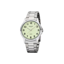 Regent Uhren Armbanduhr-Analog silber mittel (ca. 39mm) Regent Metallarmband | Gr.: onesize