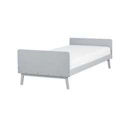 Beliani Einzelbett BONNAC in Grau - (W) 95 x (H) 60 x (L) 210 cm | Gr.: onesize