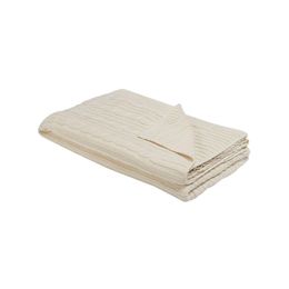 Beliani Kuscheldecke ANAMUR in Beige - (W) 110 x (H) 1 x (L) 180 cm | Gr.: onesize
