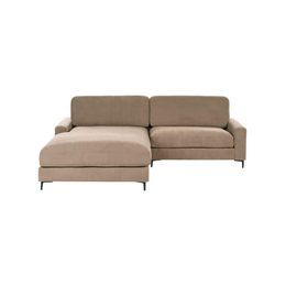 Beliani 3-Sitzer Sofa MALOY in Braun/Schwarz - (W) 272 x (H) 87 x (L) 189 cm | Gr.: onesize