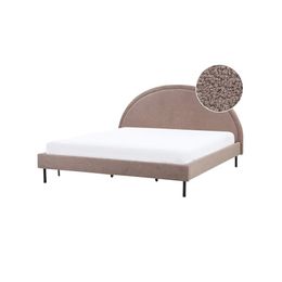 Beliani Doppelbett MARGUT in Beige - (W) 192 x (H) 116 x (L) 214 cm | Gr.: onesize