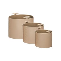 Beliani 3er-Set Korb ARAM in Beige | Gr.: onesize