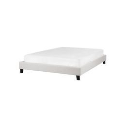 Beliani Doppelbett ROANNE in Grau/Braun - (W) 150 x (H) 29 x (L) 213 cm | Gr.: onesize