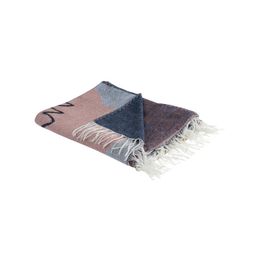 Beliani Kuscheldecke BAIDI in Bunt/Blau/Grün - (W) 130 x (H) 0.3 x (L) 170 cm | Gr.: onesize
