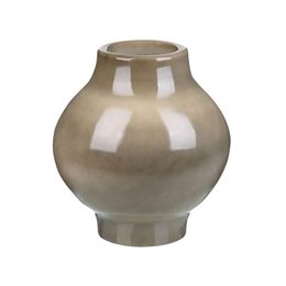 Beliani Blumenvase MAGAN in Beige/Grau - (W) 25 x (H) 31 x (L) 25 cm | Gr.: onesize