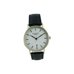 Regent Uhren Armbanduhr-Analog schwarz mittel (ca. 39mm) Regent Lederarmband | Gr.: onesize