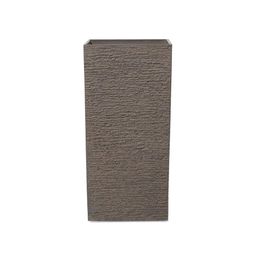 Beliani Outdoor Blumentopf GAZA in Braun - (W) 30 x (H) 60 x (L) 30 cm | Gr.: onesize