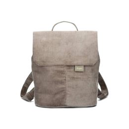 Zwei Mademoiselle.M City Rucksack 29 cm in cord mocca | Gr.: onesize