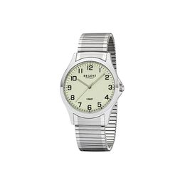 Regent Uhren Armbanduhr-Analog silber mittel (ca. 39mm) Regent Zugarmband | Gr.: onesize