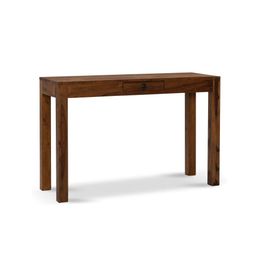 FineBuy Schreibtisch in Braun / Sheesham / 120x40x70 | Gr.: onesize