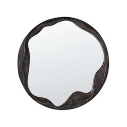Beliani Wandspiegel LANGON in Braun - (W) 60 x (H) 60 x (L) 2 cm | Gr.: onesize