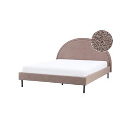 Beliani Doppelbett MARGUT in Beige - (W) 172 x (H) 116 x (L) 214 cm | Gr.: onesize