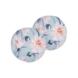 Beliani 2er-Set Gartenkissen APRICALE in Blau | Gr.: onesize