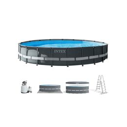 Intex Frame Pool Set - Ultra XTR (610x122cm) in grau | Gr.: onesize