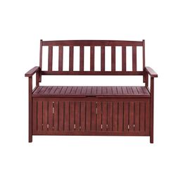 Beliani Gartenbank SOVANA in Braun - (W) 120 x (H) 91 x (L) 60 cm | Gr.: onesize