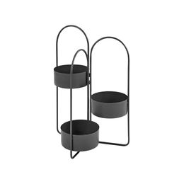 Beliani Indoor Blumentopf COLUTENA in Schwarz - (W) 56 x (H) 75 x (L) 26 cm | Gr.: onesize