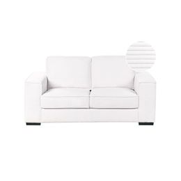 Beliani 2-Sitzer Sofa VIKRAN in Wei&szlig;/Schwarz - (W) 176 x (H) 88 x (L) 99 cm | Gr.: onesize