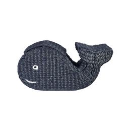 Beliani Korb ORANIA in Schwarz - (W) 68 x (H) 33 x (L) 30 cm | Gr.: onesize