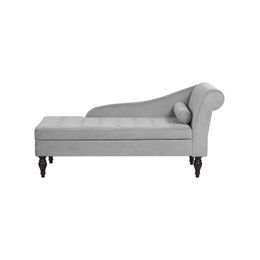 Beliani Chaiselongue PESSAC in Grau - (W) 145 x (H) 72 x (L) 65 cm | Gr.: onesize