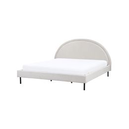 Beliani Doppelbett MARGUT in Grau - (W) 192 x (H) 116 x (L) 214 cm | Gr.: onesize