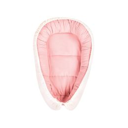 Beliani Babynest EREB in Rosa/Beige - (W) 55 x (H) 15 x (L) 90 cm | Gr.: onesize