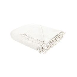 Beliani Kuscheldecke CHAOHANI in Weiß - (W) 220 x (L) 240 cm | Gr.: onesize