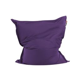 Beliani Sitzsack FUZZY in Violett - (W) 140 x (H) 20 x (L) 180 cm | Gr.: onesize
