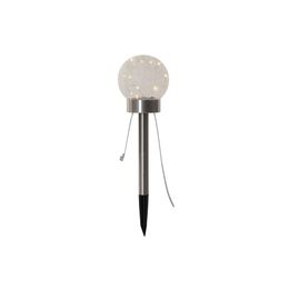 STAR TRADING Solardekoration Glory 3-in-1 Transparent/Silber &ndash; LED Solarleuchte | Gr.: onesize