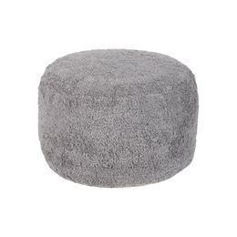 Beliani Pouf KANDHKOT in Grau - (W) 50 x (H) 35 x (L) 50 cm | Gr.: onesize