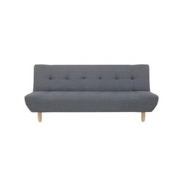 Beliani 3-Sitzer Sofa ALSTEN in Grau/Braun - (W) 182 x (H) 41 x (L) 83 cm | Gr.: onesize