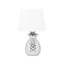 Beliani Kinderleuchten PINEAPPLE in Silber/Wei&szlig; - (W) 32 x (H) 52 x (L) 32 cm | Gr.: onesize